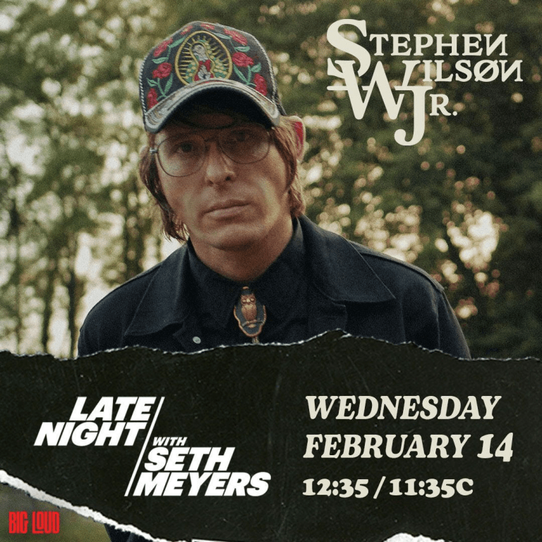 TUNE IN: STEPHEN WILSON JR. SETS HIS LATE NIGHT TV DEBUT FOR WEDNESDAY ...